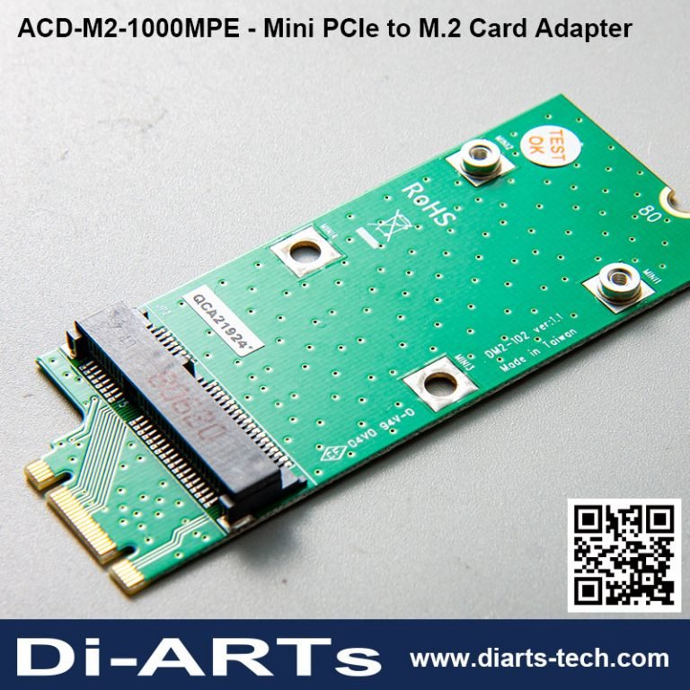 Mini PCIe To B M Key M 2 Adapter Card Di ARTs Technology