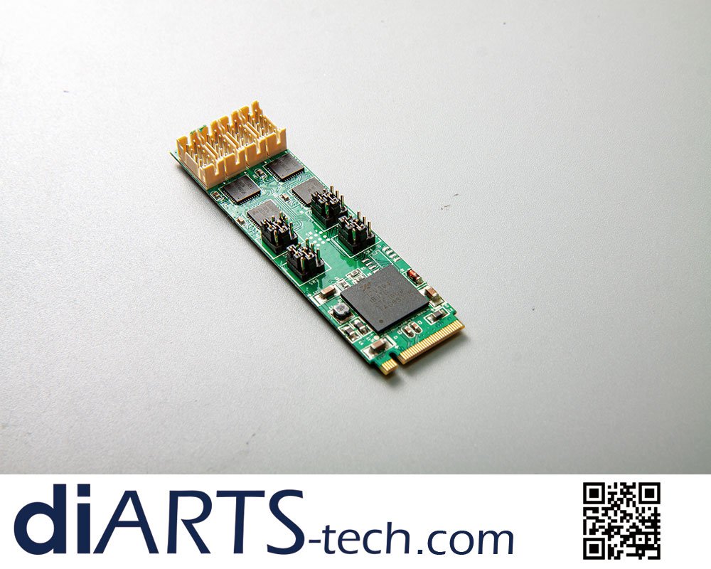 Serial 3 in 1 IPC M.2 4 port RS232 RS422 RS485 - Di-ARTs Technology