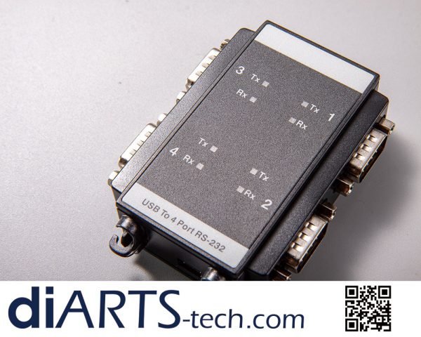 USB to Serial Industrial Adapter 4 port RS232 - Di-ARTs Technology